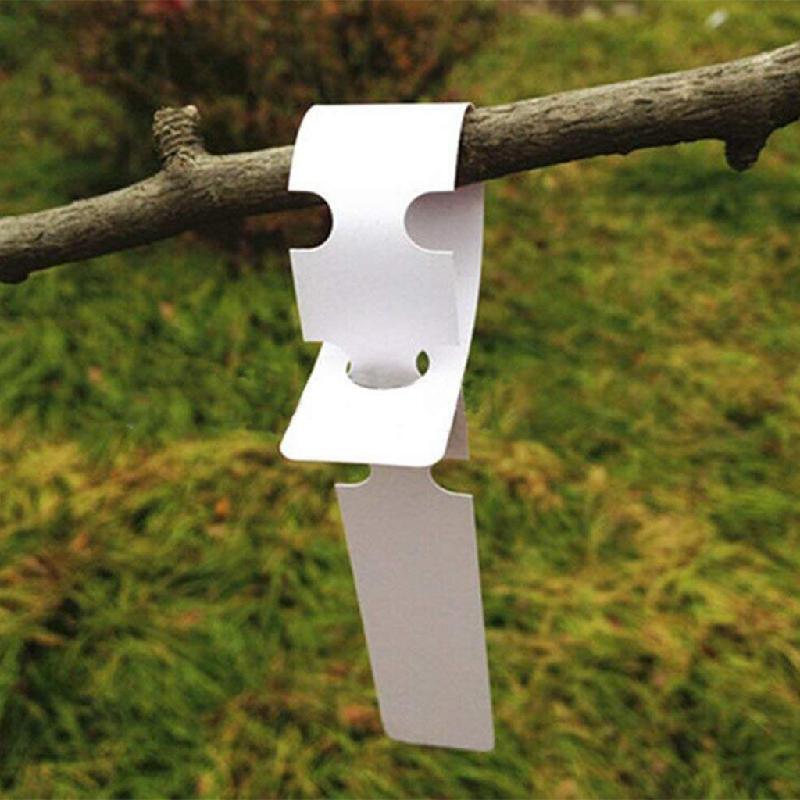 100 Pieces Plastic Plant Tree Tags Nursery Garden Labels Wrap Around | eBay