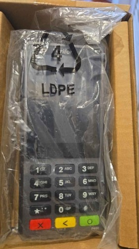 Lot of 2 Verifone P400 Plus Credit Card Terminal Power USB Ethernet ...