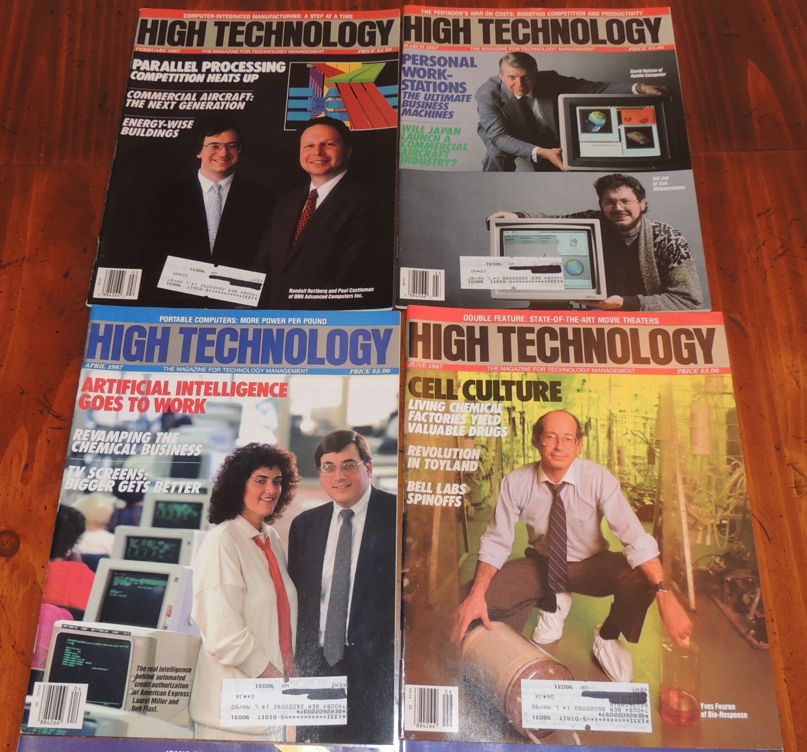 High Technology + High Technology Business Magazine 3 year run ...