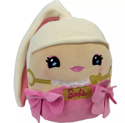 Barbie Cuutopia Plush Pink Dress Squishy Girly Blonde Pony Tail 14 ...