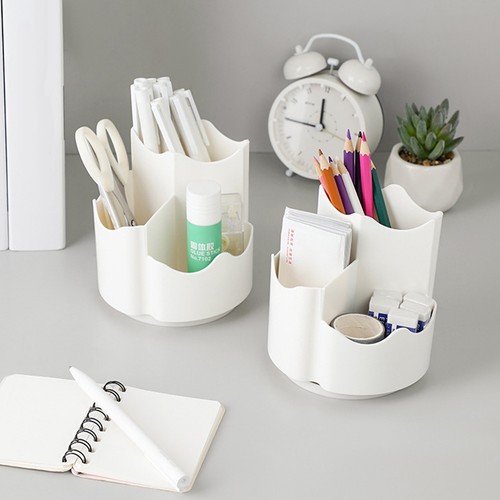 Cosmetics Storage Box Rotatable Item Storage 360-degree Rotating Makeup ...