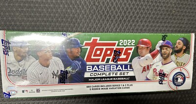 2022 TOPPS BASEBALL COMPLETE SET GREEN 660 Cards + 5 Rookie Variations ...