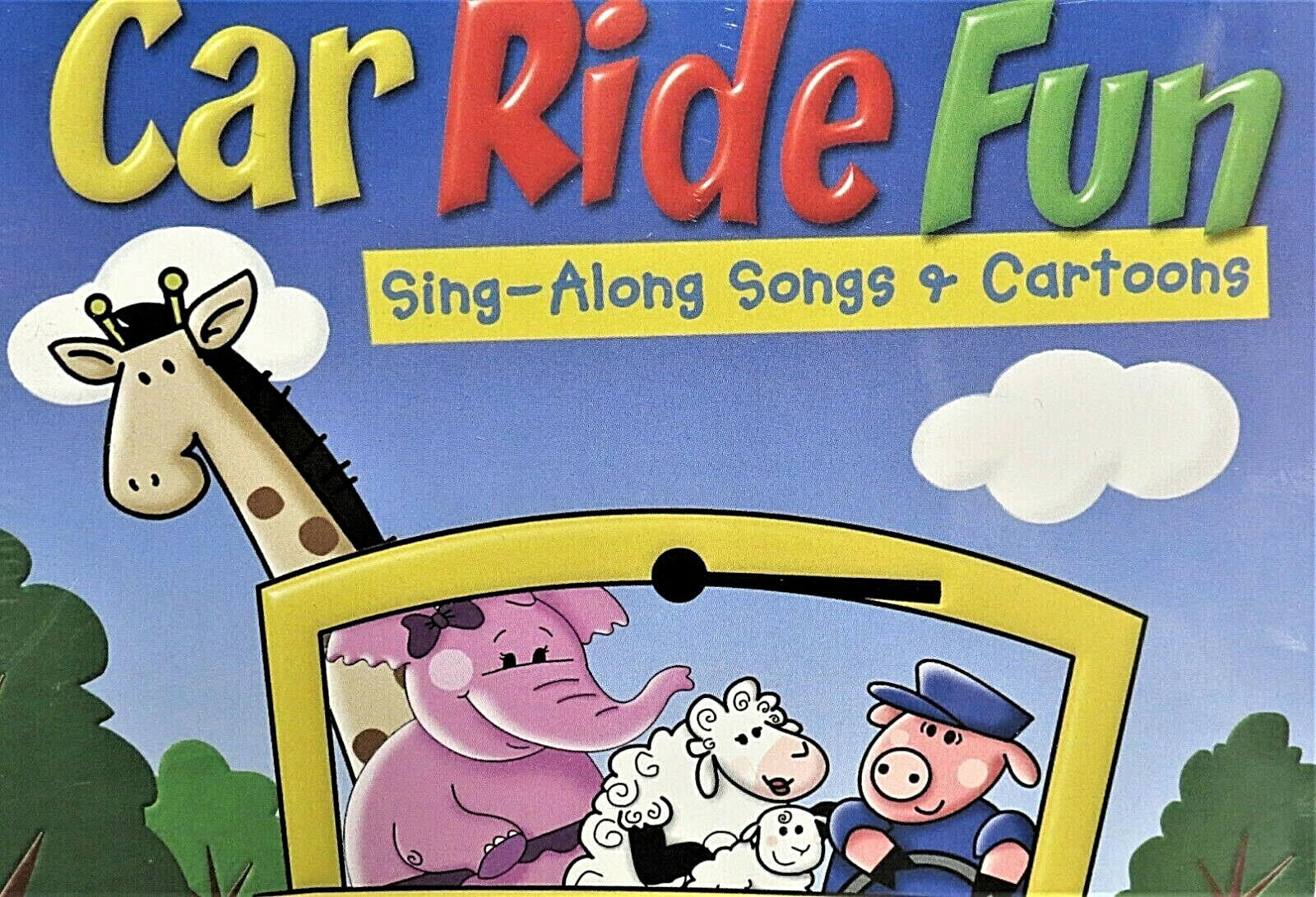 CAR RIDE FUN! New! CD & DVD, 20 Kids Sing along 16 Cartoons DVD ,Home ...