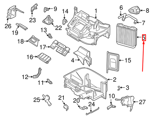 Noyau d' changeur de chaleur VOLVO S40 MK1 30824478 neuf authentique | eBay