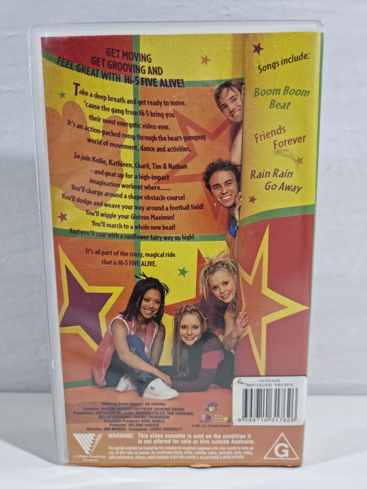 Hi-5 five alive VINTAGE VHS VCR TAPE 2001 G CHILDRENS KIDS VGC | eBay