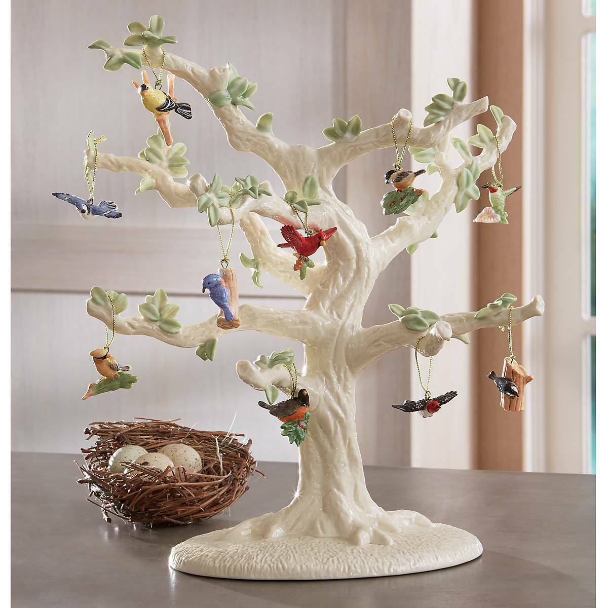Lenox Garden Bird Miniature Tree Ornaments Set of 10 for sale online | eBay