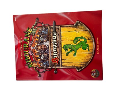Player's Secrets of Khourane 3123 SW Birthright TSR AD&D D&D | eBay