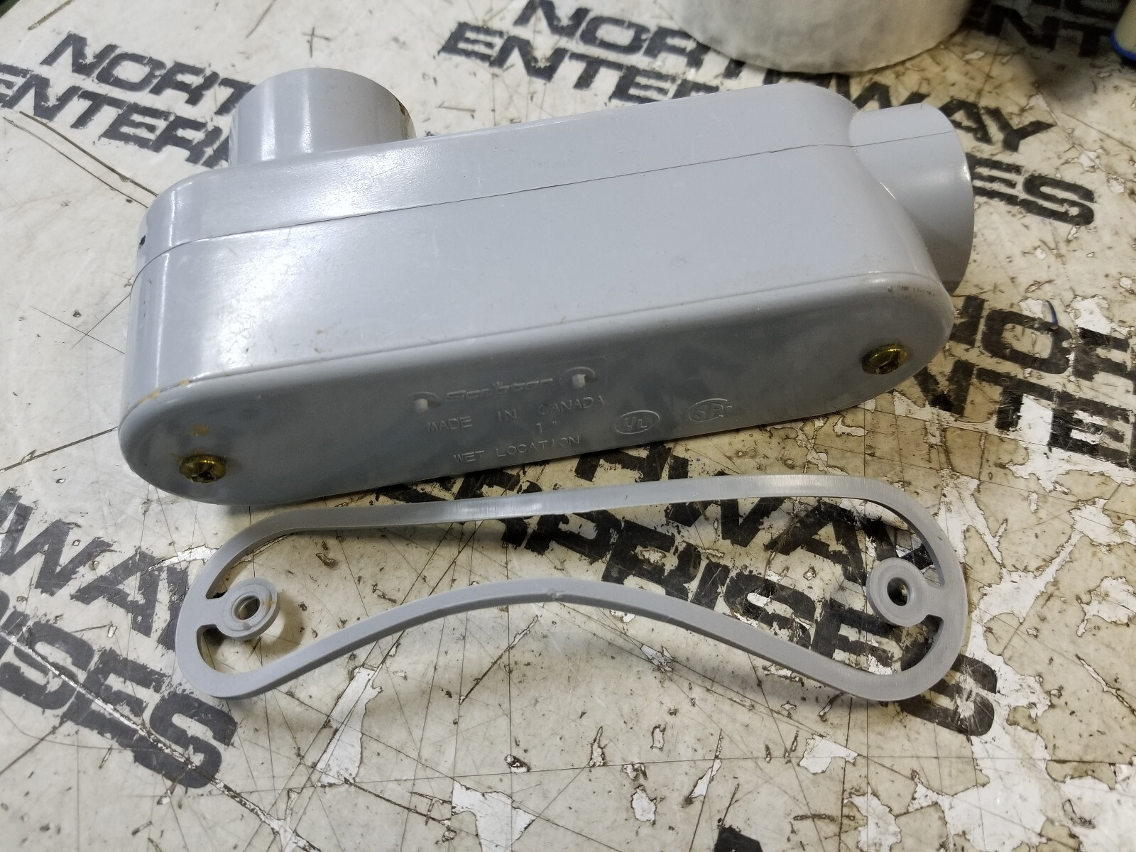 LOT OF 6PC - Scepter SLB 30S Style 1" PVC Oval Junction Box Wet ...