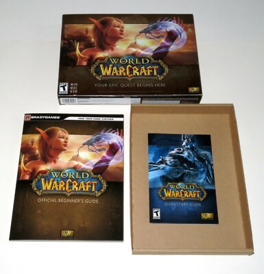 World of Warcraft WOW Beginner's Guide Book BradyGames & Quick Start ...