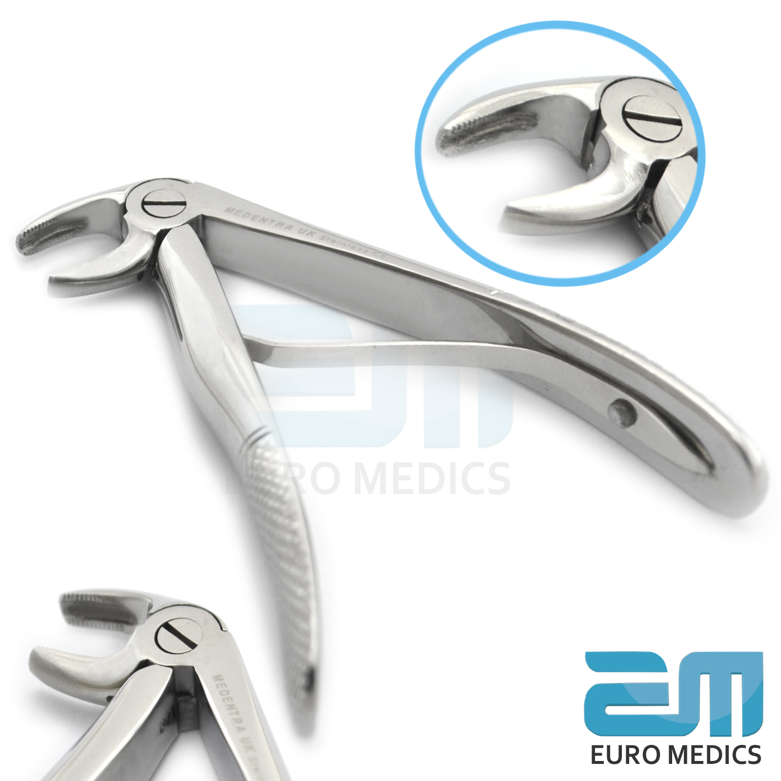 SET OF 6 CHILDREN TOOTH EXTRACTION FORCEPS UPPER & LOWER LOWER MOLAR ...