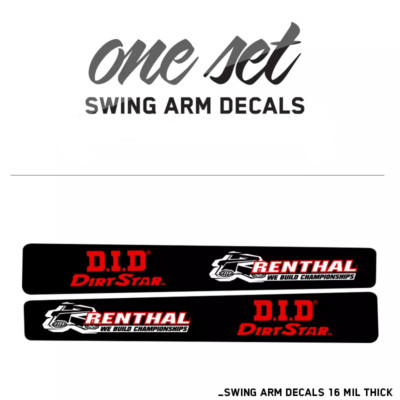 Mx Decals KTM 2008-2011 EXC 125/250/300/450/530 Renthal Swing Arm Decal ...
