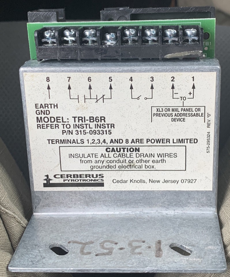 Siemens TRI-B6M Fire Alarm Interface Module - 500894546 | eBay