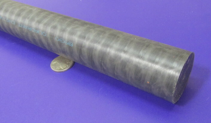 Nylon 66 Nylatron Round Rod, Black 1 3/8" Dia- 1.375" x 48" Length | eBay