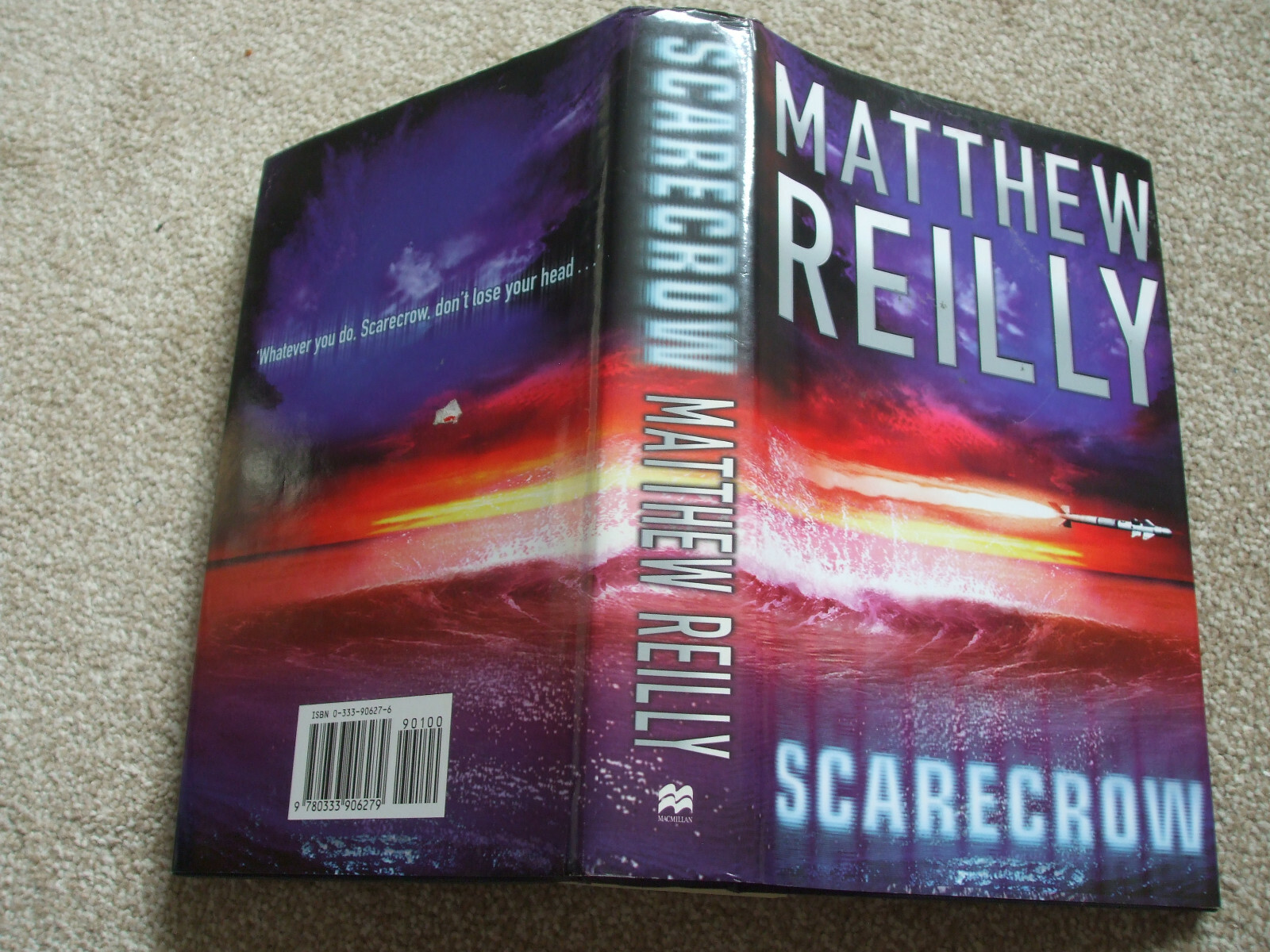 MATTHEW REILLY - SCARECROW. HARDBACK FREE P&P. | eBay
