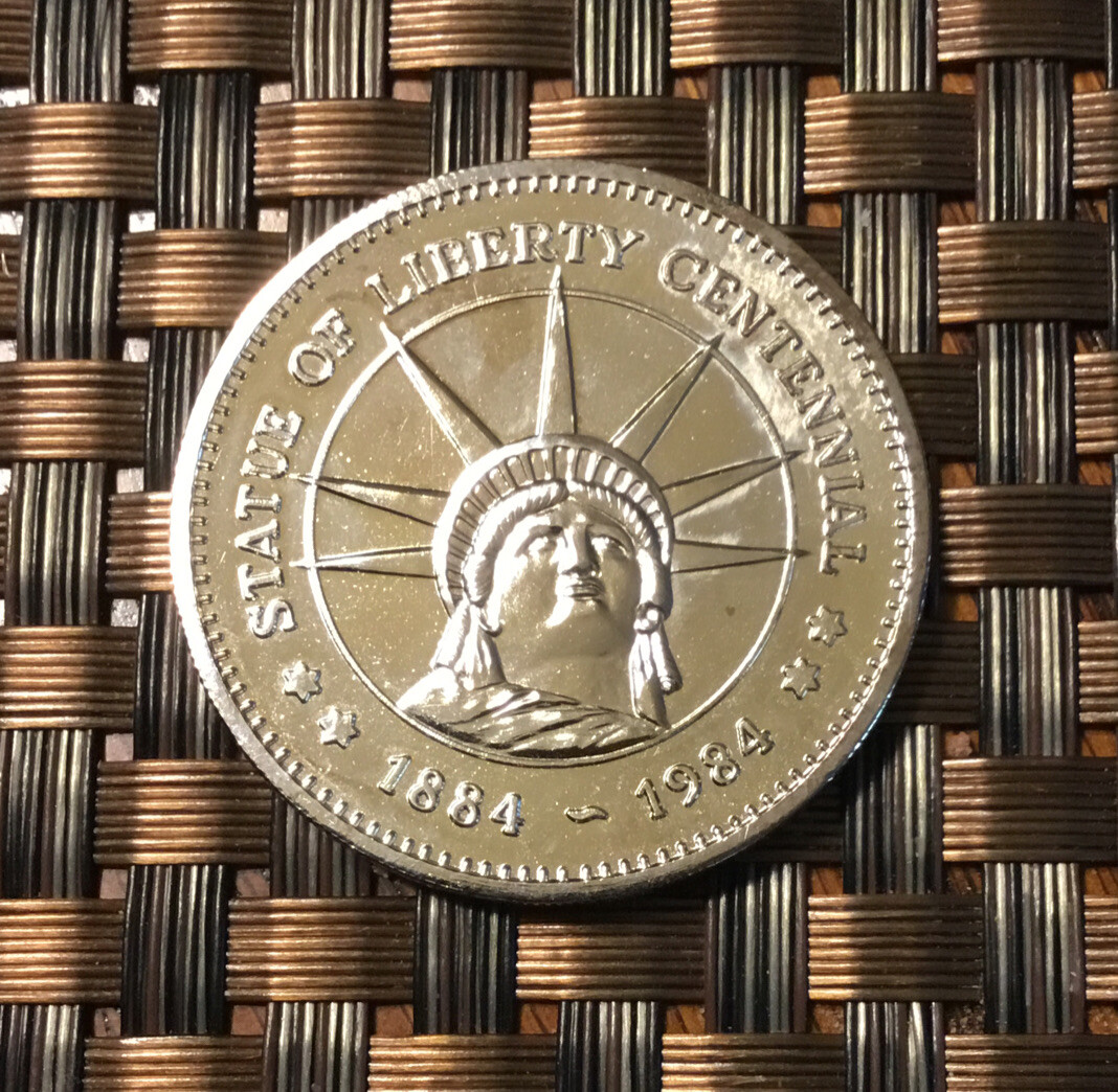 Statue of Liberty Centennial Coin-100th Anniversary:1886-1986-Bald ...