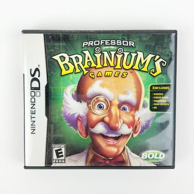 Professor Brainium's Games (Nintendo DS, 2008) Complete 828068211400| eBay