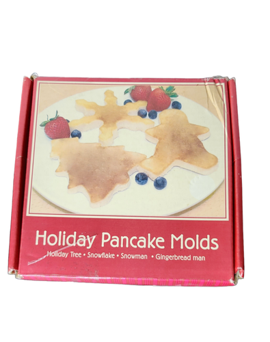 Holiday Pancake Molds Set - Christmas Tree, Snowflake, Snowman ...
