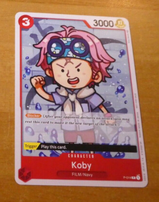 ONE PIECE PROMO ENGLISH CARD GAME CARTE KOBY P-014 P NM | eBay