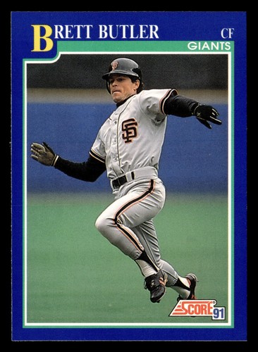 Brett Butler 1991 Score #455 San Francisco Giants FREE SHIPPING *088 | eBay