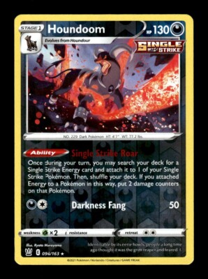 Pokemon Battle Styles HOUNDOOM 096/163 Reverse Holo | eBay