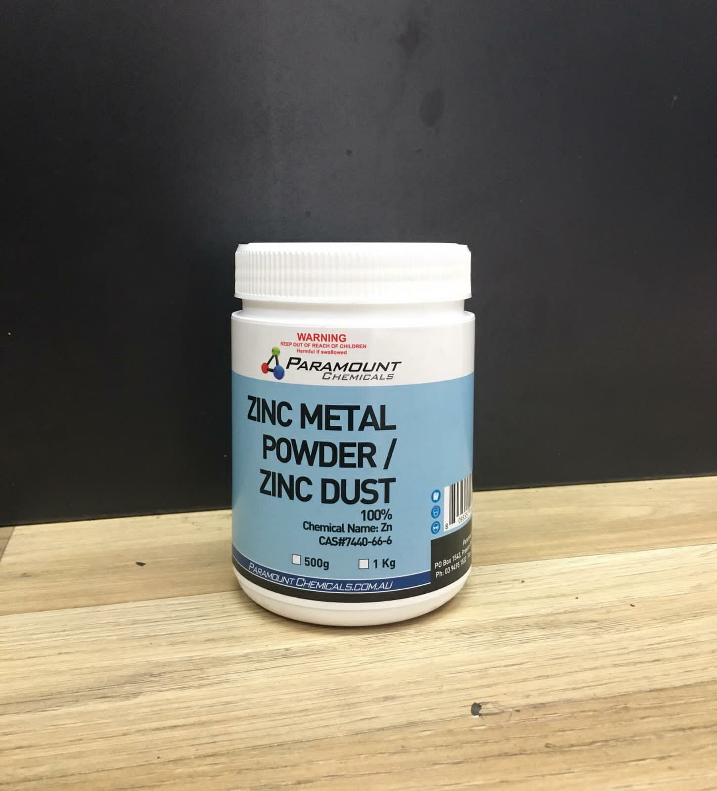 Zinc Powder Pure 100 1kg Zinc Dust 5 Micron Aussie SELLER Postage for ...