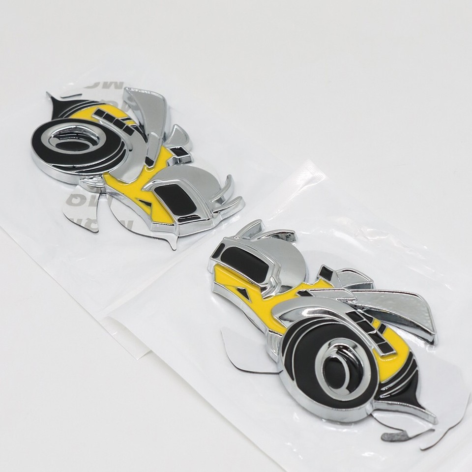 Universal Black Glossy Metal Super Bee Car Fender Side Badge Emblem ...