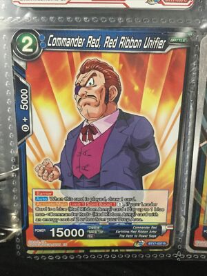 Commander Red Red Ribbon Unifier Ultimate Squad BT17-037 | eBay
