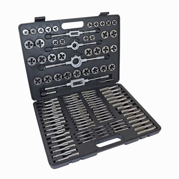 US PRO 110PC METRIC TAP AND DIE SET Die Handle Tap Wrench Taps Dies ...