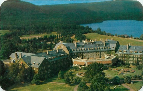 Skytop Club Lodge Pa Pennsylvania aerial view Postcard | eBay
