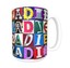 ZADIE Coffee Mug / Cup featuring the name in photos of sign letters | eBay