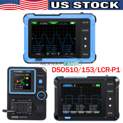 FNIRSI DSO153/DSO510 Oscilloscope Signal Generator /LCR-P1 Transistor ...