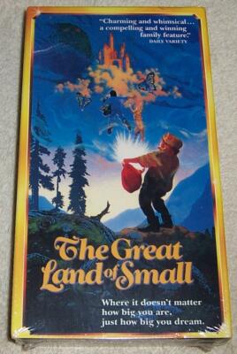 The Great Land of Small VHS Video Karen Elkin Michael Blouin NEW SEALED ...