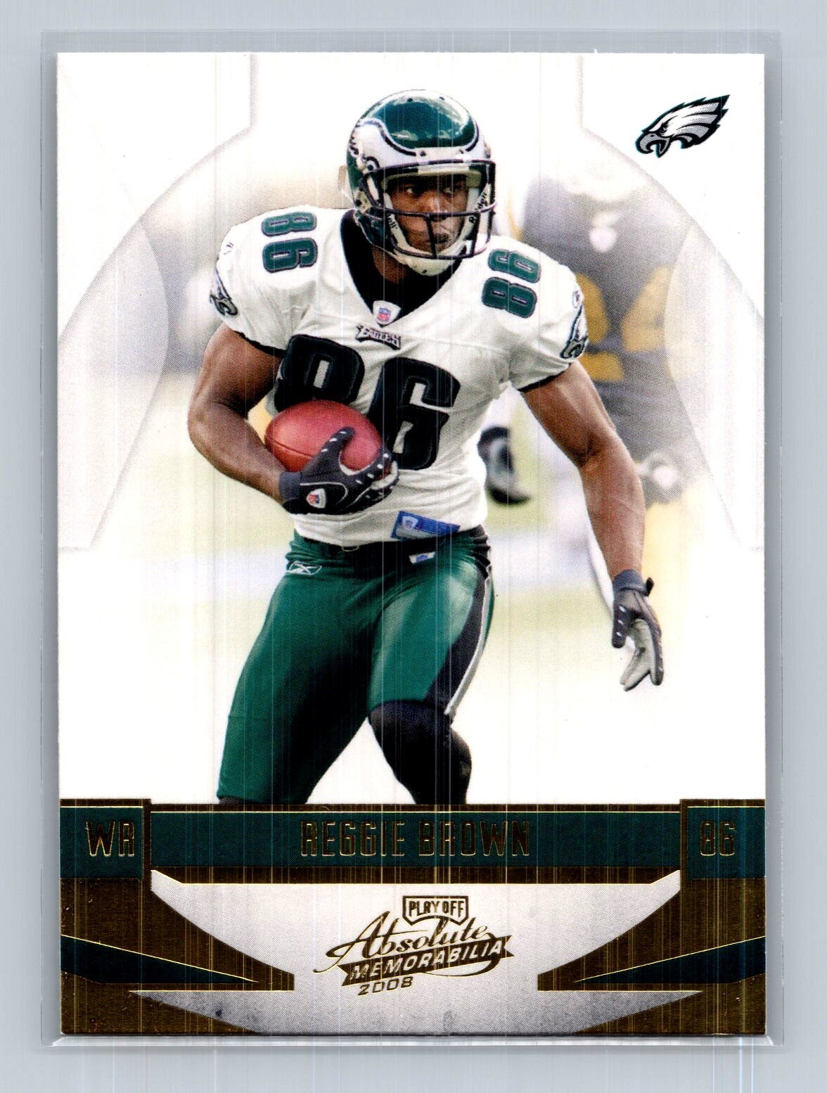 2008 Absolute Memorabilia #113 Reggie Brown Philadelphia Eagles ...