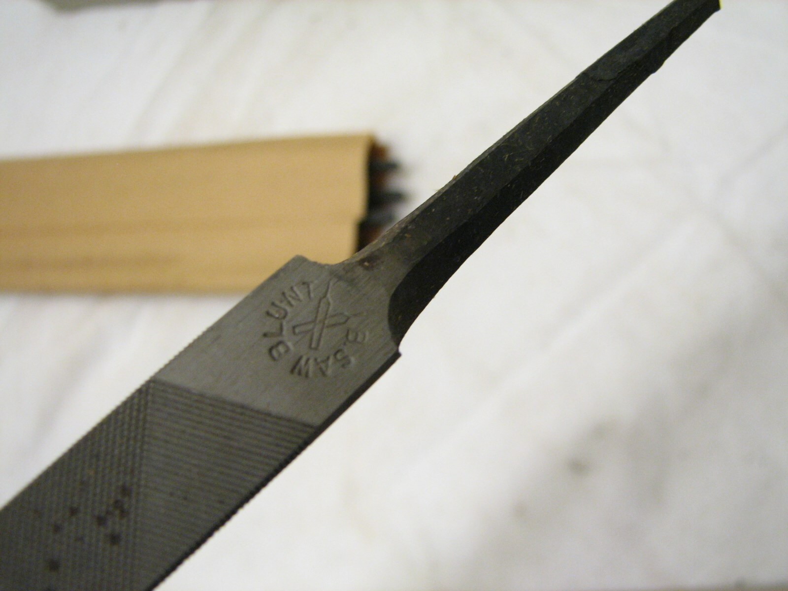 Full Box 12 Nicholson Bandsaw Blunt Triangular File Band Saw Set ...