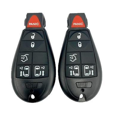2 New Replacement Keyless Entry Remote Key Fobs Fobik 6 Button IYZ-C01C ...