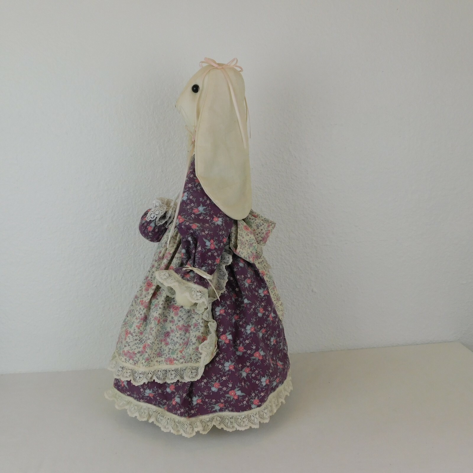 Handmade Cottagecore Country Bunny Rabbit Stump Post Doll Easter Tall ...