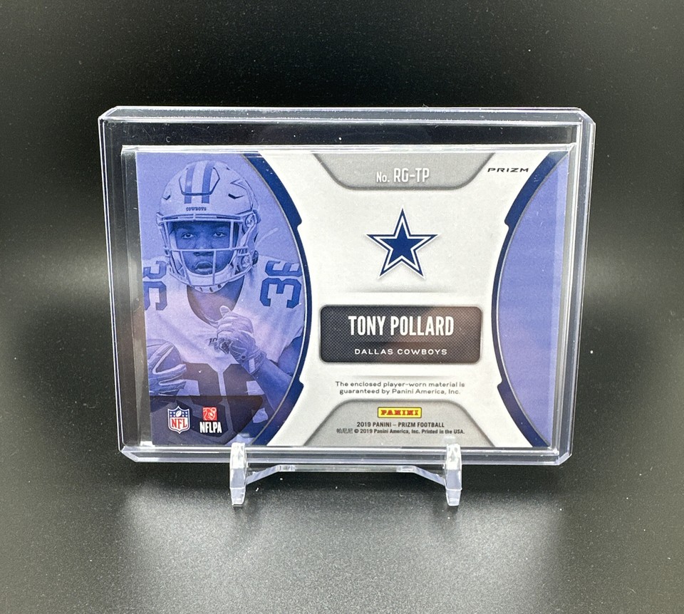 2019 Panini SP Silver Prizm Tony Pollard Rookie Gear Card #RG-TP | eBay