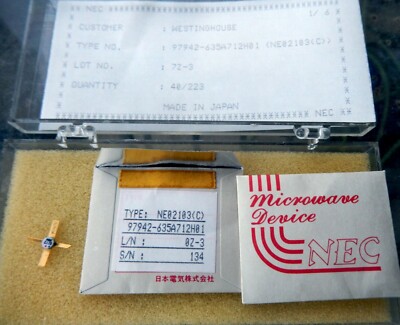 2- New NEC Microwave Device Military NEO2103(C) 97942-635A712H01 **Rare ...