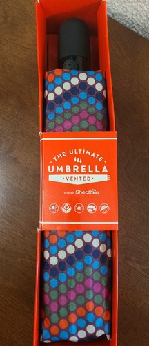 ShedRain The Ultimate Umbrella Vented Automic Open & Close Multi-Color ...
