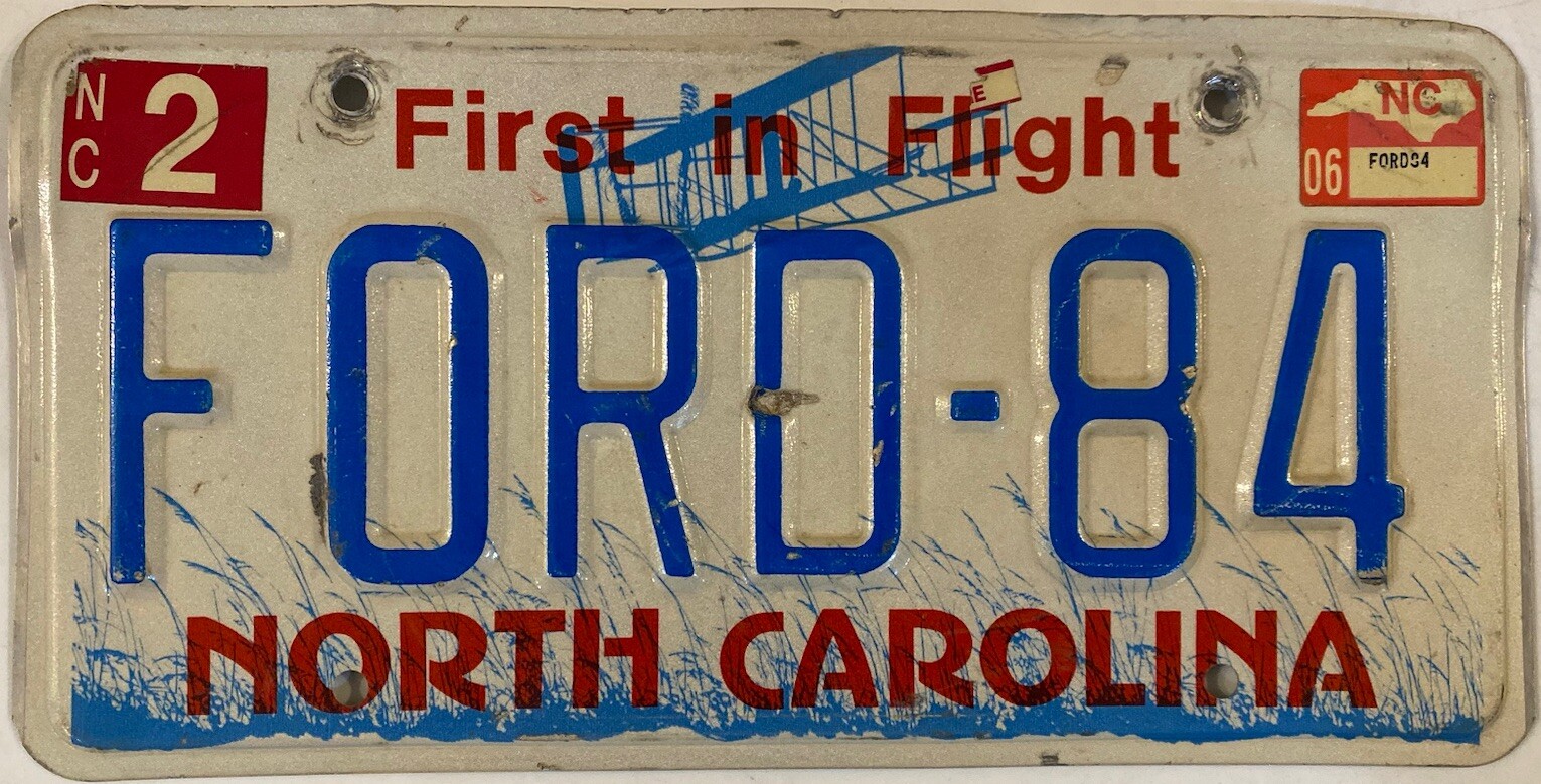 Vanity FORD 1984 license plate Mustang Bronco Thunderbird F150 Ranger ...