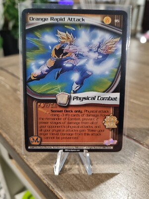 Dragon Ball Z DBZ CCG TCG Orange Rapid Attack #115 Unlimited - RARE | eBay