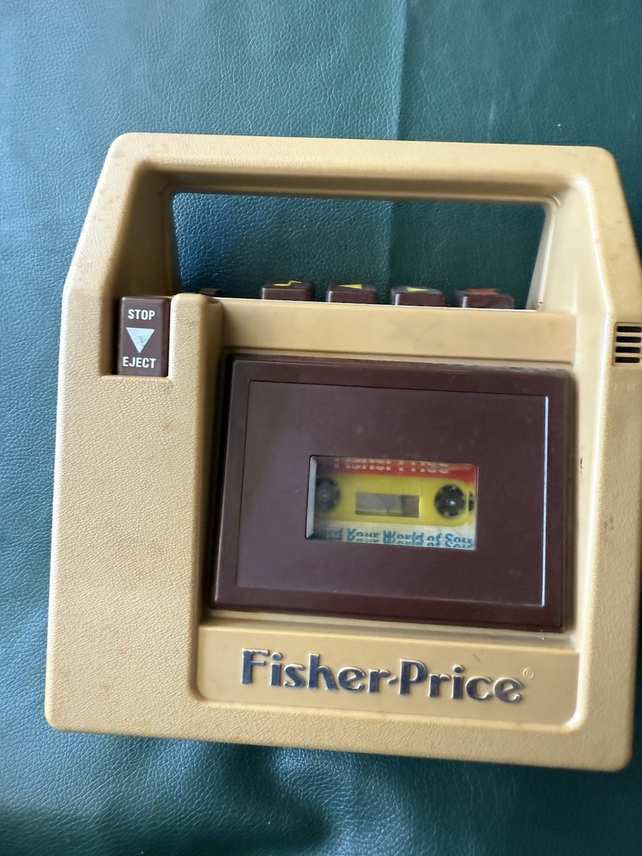 Fisher Price Cassette Tape Recorder Portable Cassette Player Fisher