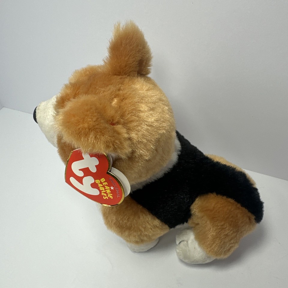 Ty Beanie Babies Collin the Pembroke Welsh Corgi Dog Plush Toy Mint New ...