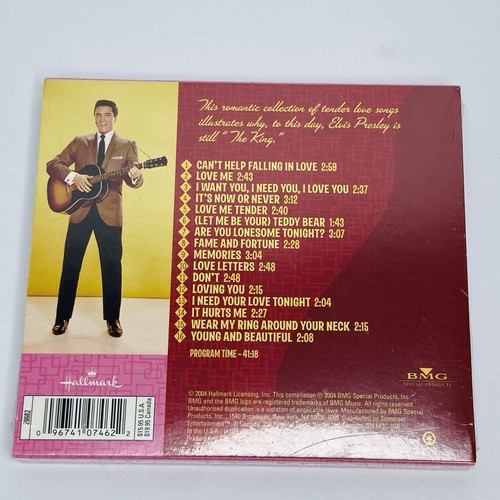 ELVIS LOVE SONGS 2004 Hallmark/RCA Issued CD 16 Tracks NEW SEALED Elvis ...