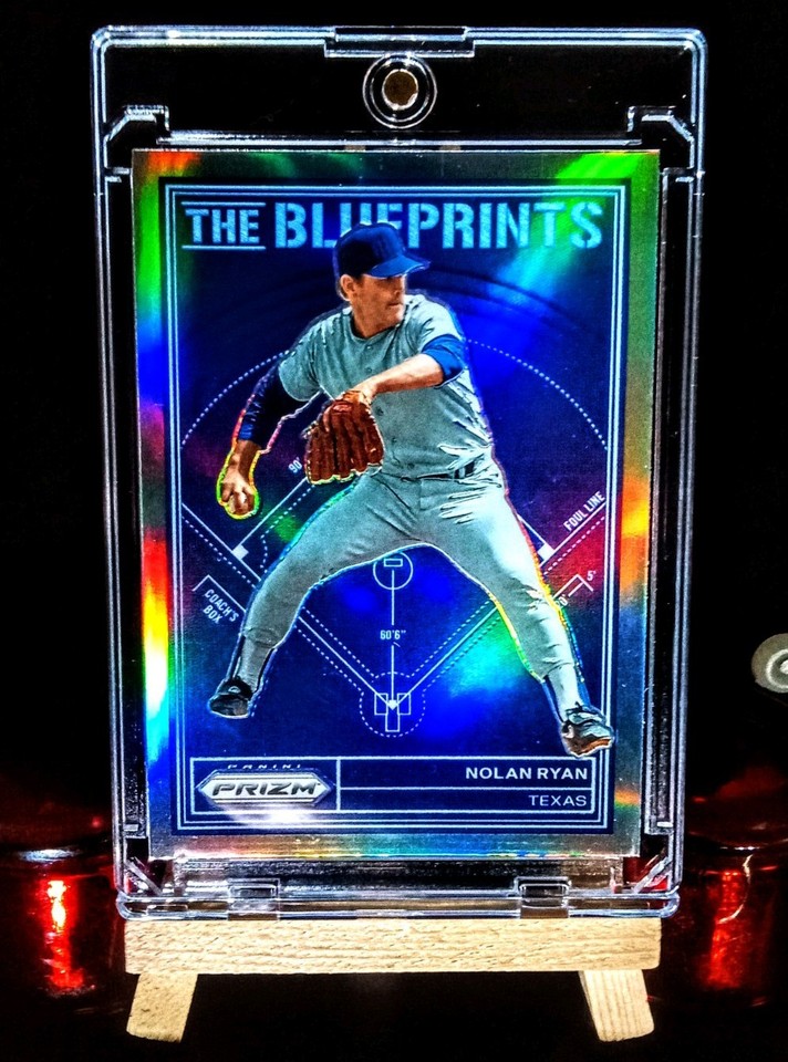 Nolan Ryan 2023 Panini Prizm TB-9 Rangers The Blueprints Silver Prizm ...