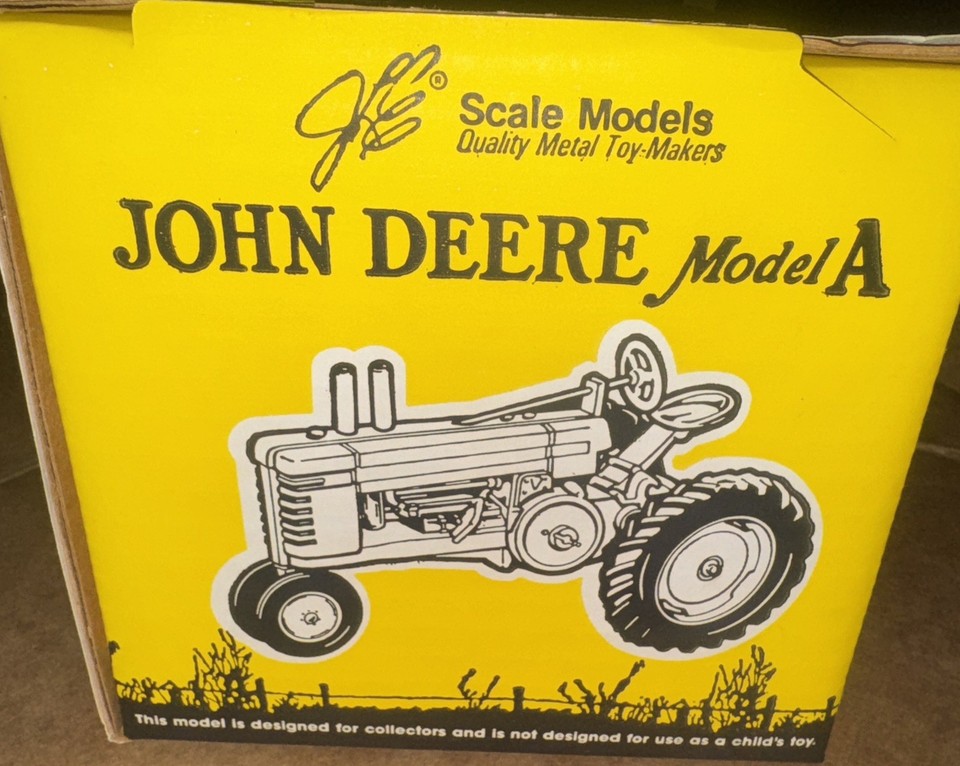 Scale Models John Deere "Model A" 1/16 Beckman High School Edition | eBay