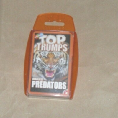 Top Trumps Deadliest Predators | eBay UK