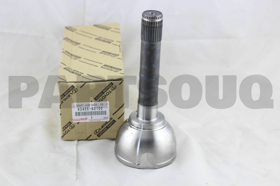 4340560100 Genuine Toyota SHAFT SUB-ASSY, FRONT AXLE OUTER 43405-60100 ...