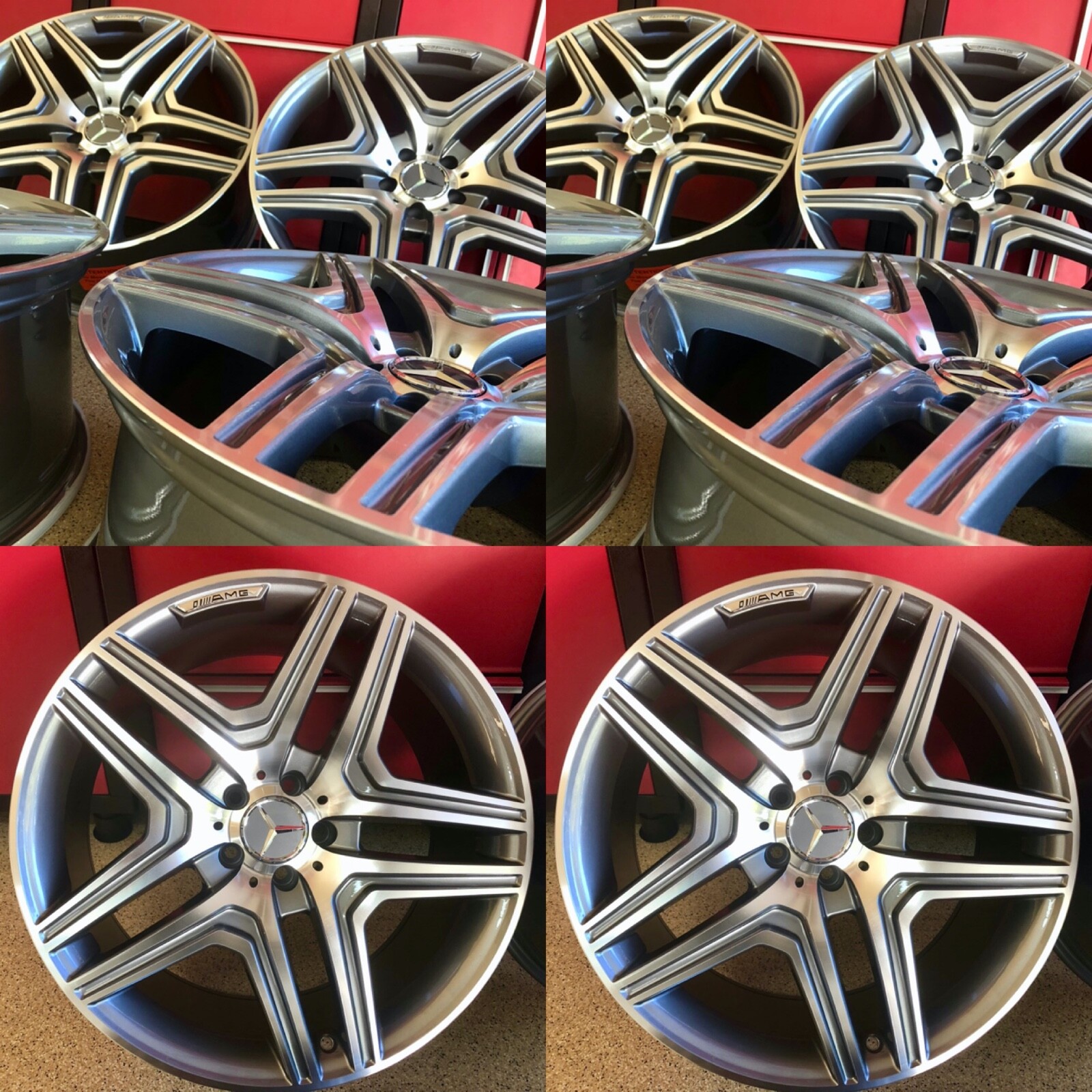 MERCEDES 18 INCH GLA45 RIMS WHEELS 18/8.5 FIT GLA250 GLA CLA250 E350 ...