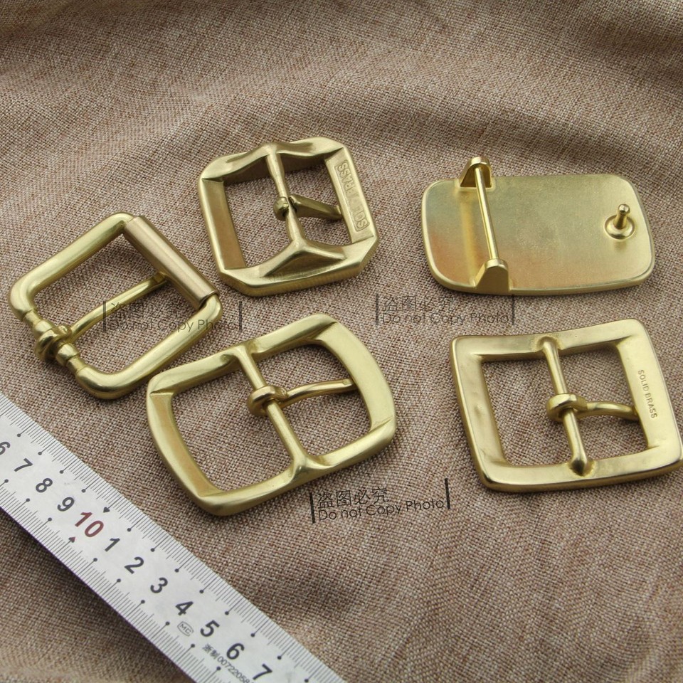 Mens Solid Brass Pin Belt Buckle Center Bar for Belt Strap Fit width 1 ...
